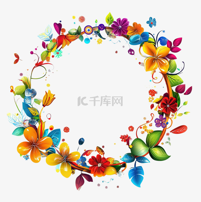 彩色边框素材图片免费下载-千库网