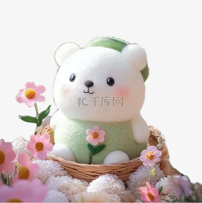 可爱毛绒玩具熊头像素材图片免费下载-千库网