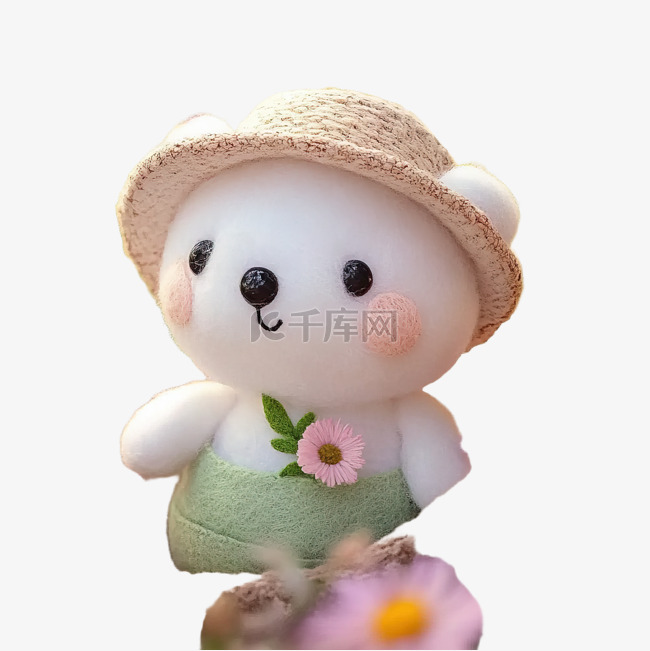 可爱毛绒玩具熊头像素材图片免费下载-千库网