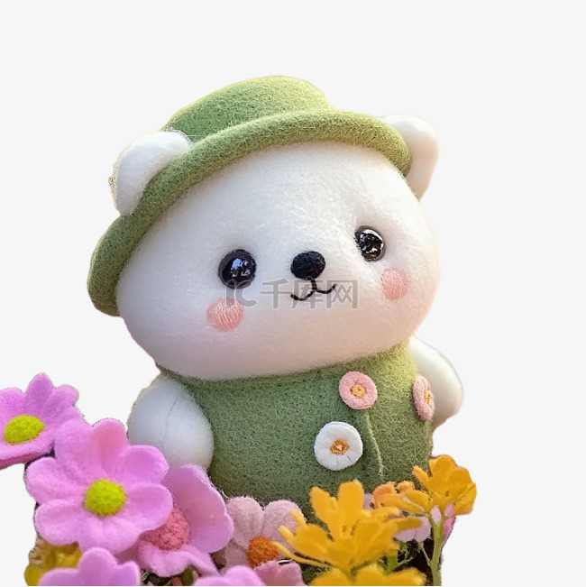 可爱毛绒玩具熊头像素材图片免费下载-千库网