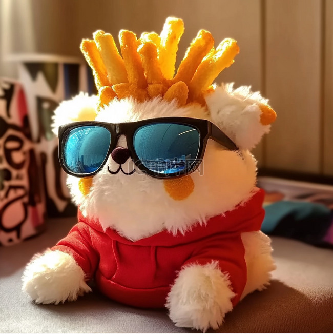 可爱毛绒玩具熊头像素材图片免费下载-千库网