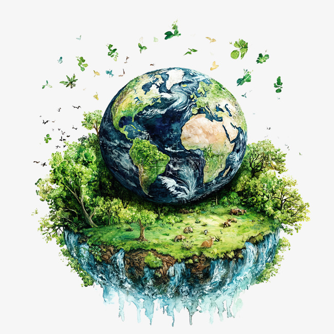 通过艺术提高环保意识素材图片免费下载-千库网