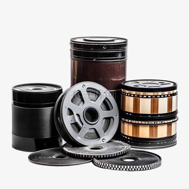 胶卷盒和摄影套装免费素材图片免费下载-千库网