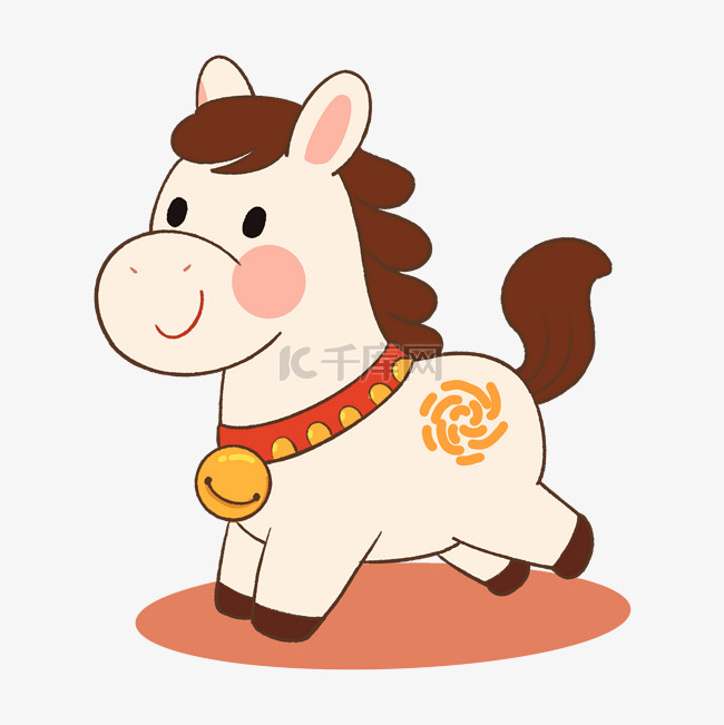 2026年新年新春马年Q版小马免抠素材图片免费下载-千库网