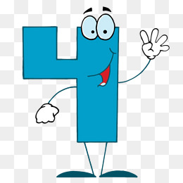 【卡通数字4素材】免费下载_卡通数字4图片大全_千库网png
