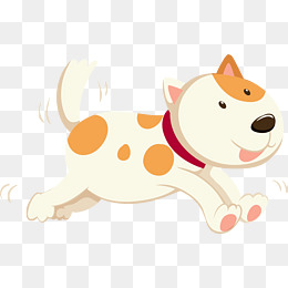 【卡通奔跑小狗素材】免费下载_卡通奔跑小狗图片大全_千库网png