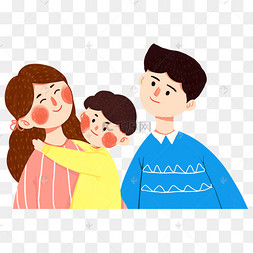 家庭和睦插画图片-家庭和睦插画图片素材免费下载-千库网