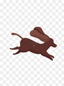 奔跑卡通小狗图片-奔跑卡通小狗图片素材免费下载-千库网