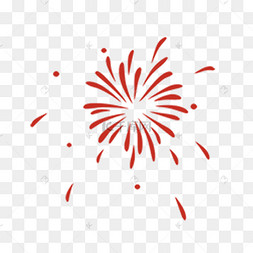 红色烟花图片-红色烟花图片素材免费下载-千库网