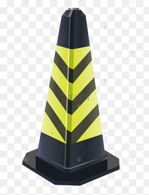 黄色路障图片-黄色路障图片素材免费下载-千库网