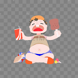 暴饮暴食图片-暴饮暴食图片素材免费下载-千库网