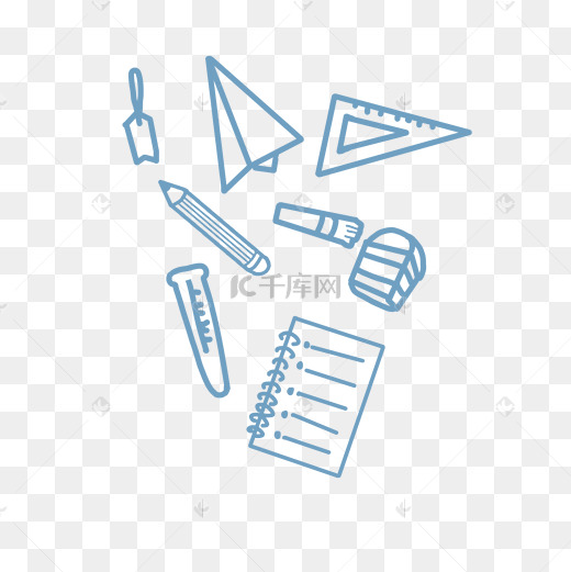 文具简笔画图片-文具简笔画图片素材免费下载-千库网