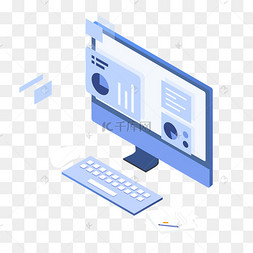 台式机矢量图片-台式机矢量图片素材免费下载-千库网