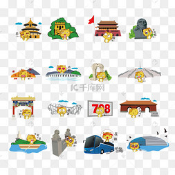 北京卡通图片-北京卡通图片素材免费下载-千库网