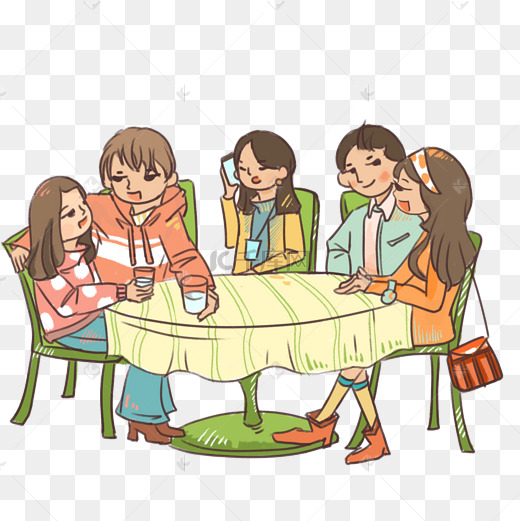 同学朋友卡通图片-同学朋友卡通图片素材免费下载-千库网