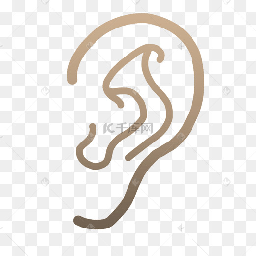 耳朵图标图片-耳朵图标图片素材免费下载-千库网