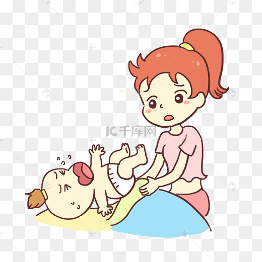 纸尿裤手绘图片 纸尿裤手绘图片素材免费下载 千库网