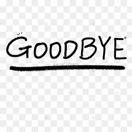 goodbye图片-goodbye图片素材免费下载-千库网