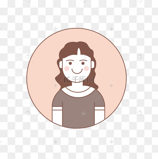 女性用户icon图片-女性用户icon图片素材免费下载-千库网