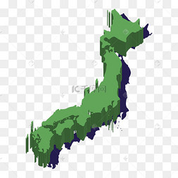 日本地图图片-日本地图图片素材免费下载-千库网