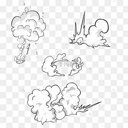 漫画气体图片-漫画气体图片素材免费下载-千库网