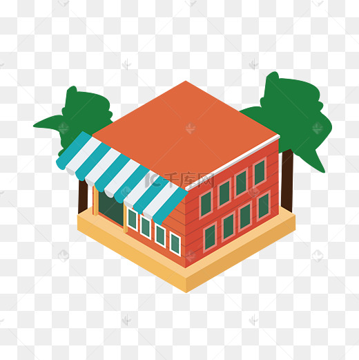 卡通街区图片-卡通街区图片素材免费下载-千库网