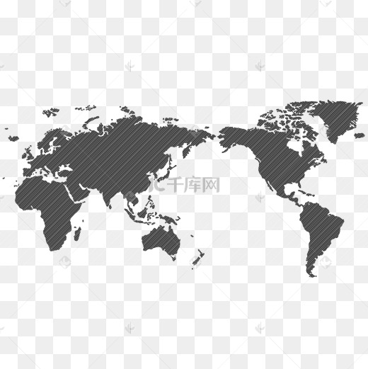 世界地图灰色图片-世界地图灰色图片素材免费下载-千库网