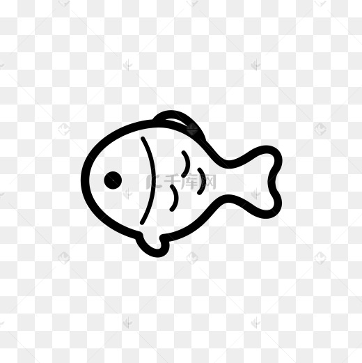 简笔画鱼图片-简笔画鱼图片素材免费下载-千库网