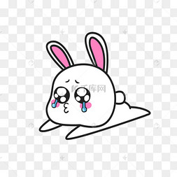 伤心的兔子图片-伤心的兔子图片素材免费下载-千库网