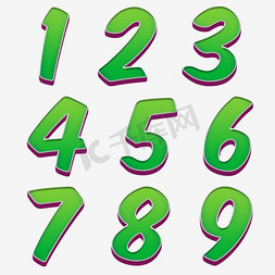 123456789ps艺术字体-123456789ps字体设计效果-千库网