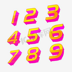 123456789ps艺术字体-123456789ps字体设计效果-千库网