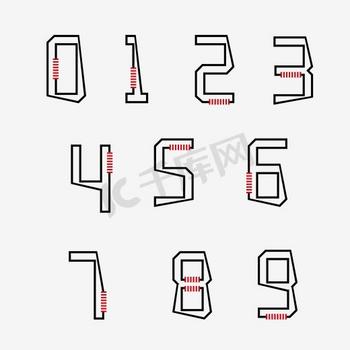 数字1到5图片-数字1到5PNG素材-数字1到5模板图片下载-千库网