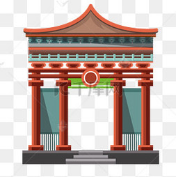 古建筑图标图片-古建筑图标图片素材免费下载-千库网