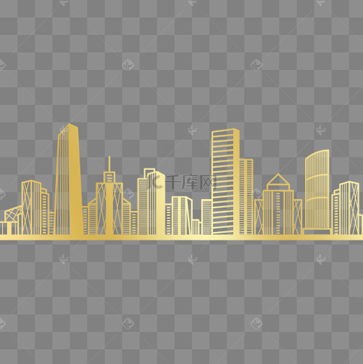 线条建筑群图片-线条建筑群图片素材免费下载-千库网
