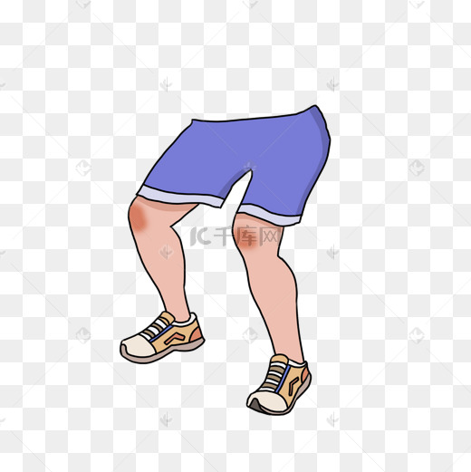 卡通人物大腿图片-卡通人物大腿图片素材免费下载-千库网