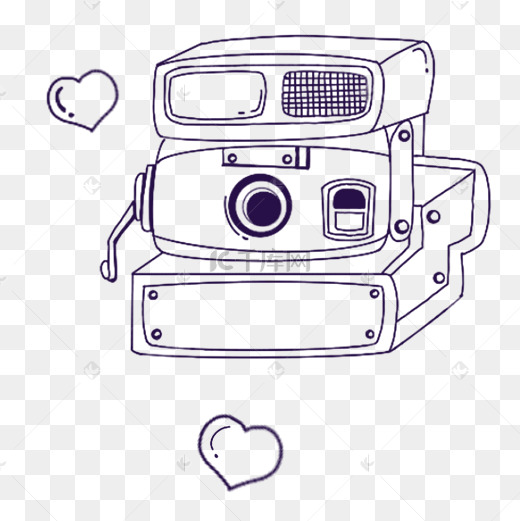 拍立得手绘图片-拍立得手绘图片素材免费下载-千库网