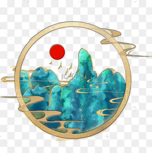 云纹元素古风图片-云纹元素古风图片素材免费下载-千库网