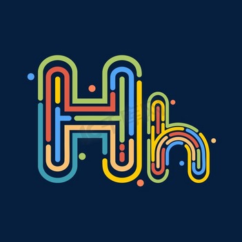 hh字母设计素材-hh字母模板设计-海报图片下载-千库网