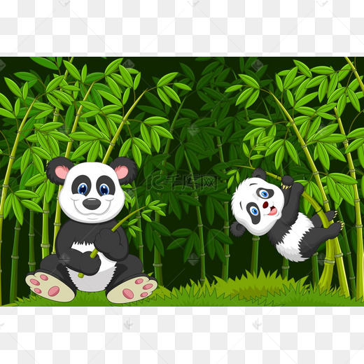 panda卡通图片-panda卡通图片素材免费下载-千库网