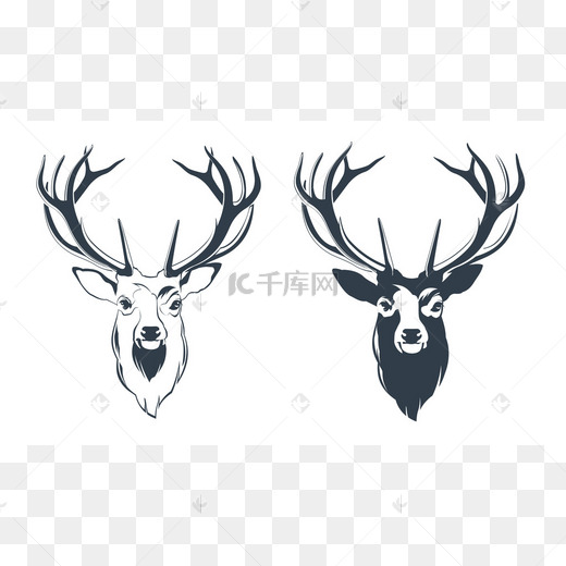 卡通马鹿图片-卡通马鹿图片素材免费下载-千库网