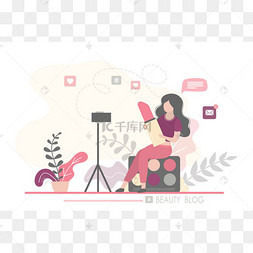 vlog卡通图片-vlog卡通图片素材免费下载-千库网