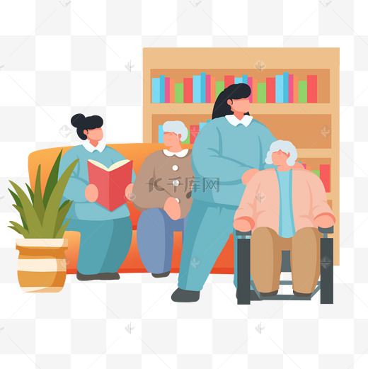 老年人养老养老院图片-老年人养老养老院图片素材免费下载-千库网