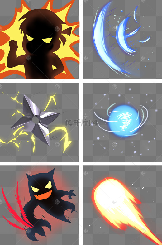 攻击icon图片-攻击icon图片素材免费下载-千库网