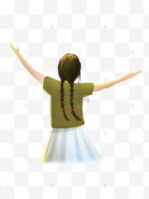 张开背影图片-张开背影图片素材免费下载-千库网