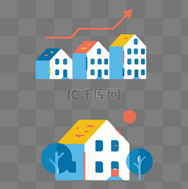 ppt房子图设计素材-ppt房子图模板设计-海报图片下载-千库网