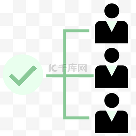 公司组织架构图标icon设计素材-公司组织架构图标模板下载-千库网