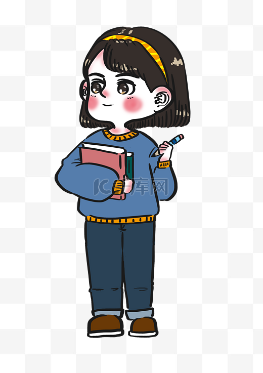 女生聪明图片 女生聪明图片素材免费下载 千库网