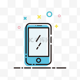 visio手机图标icon设计素材-visio手机图标EPS模板下载-千库网