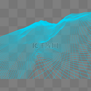 创意科技感抽象地面线条矢量元素素材图片免费下载-千库网