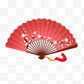 漆扇免抠设计素材-漆扇免抠模板设计图片下载-千库网